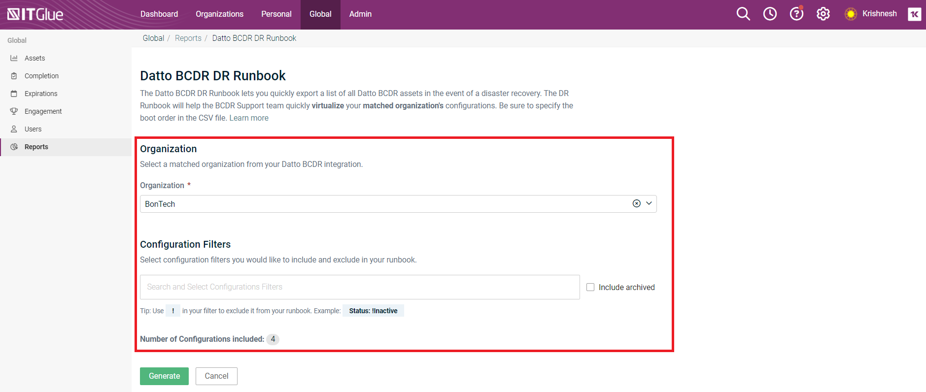 Generating a Datto BCDR Disaster Recovery Runbook