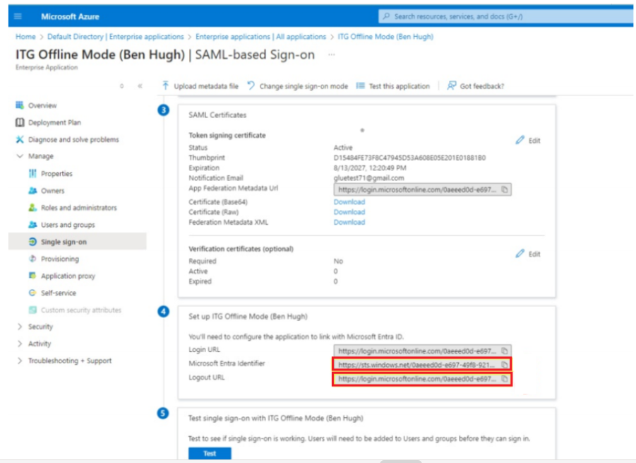 Enabling Offline Mode SSO