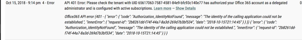 Microsoft Integration: Potential sync issues
