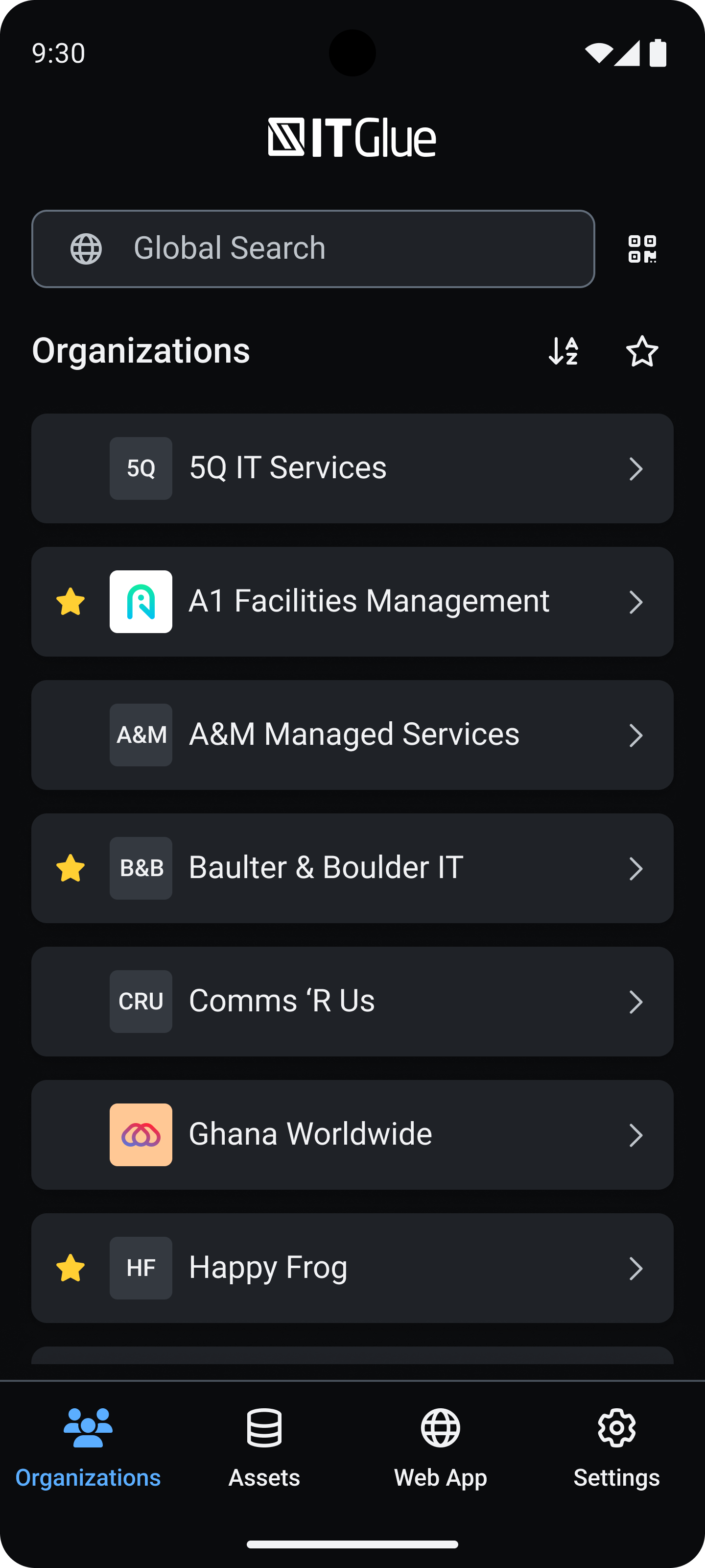 Quick guide for the IT Glue Mobile App