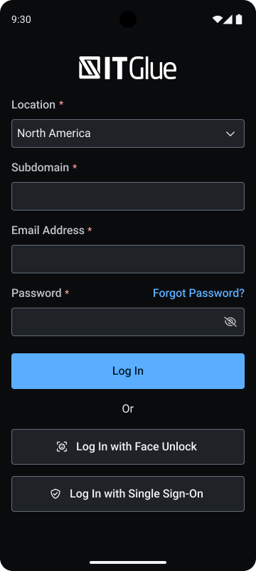 Quick guide for the IT Glue Mobile App