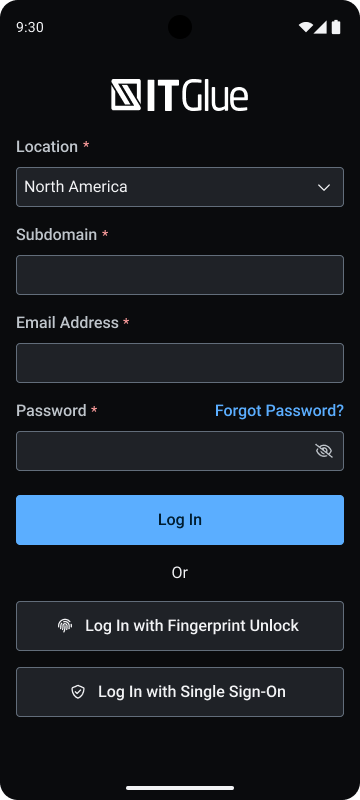 Quick guide for the IT Glue Mobile App